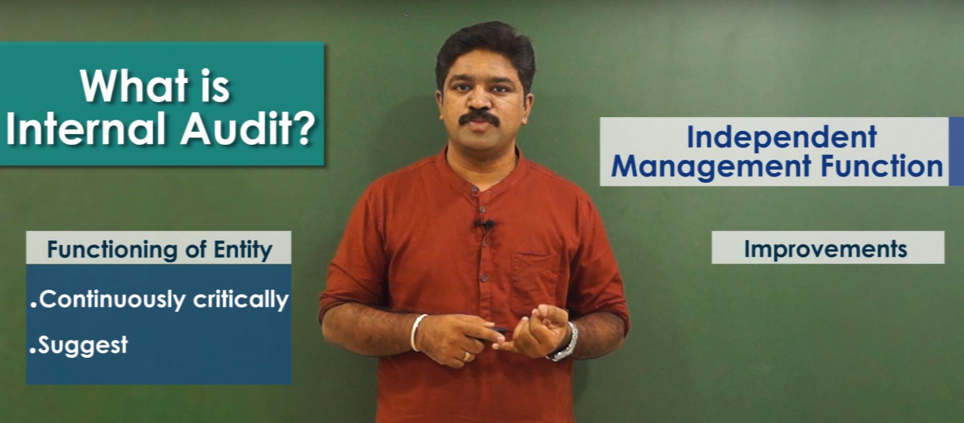 What is internal audit?